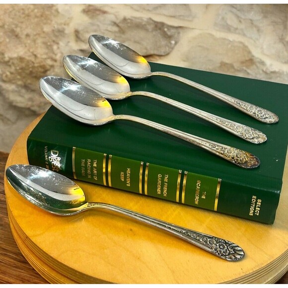 Wm. Rogers & Son | Dining | 5 Vtg Wm Rogers Mfg Co Is Jubilee Silverplate Flatware Soup Serving ...